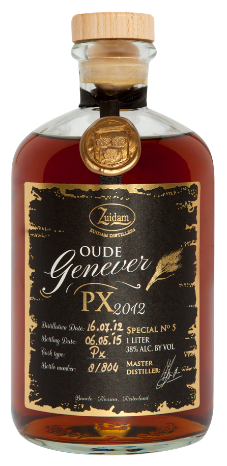 Zuidam Korenwijn Genever PX 2012 1 Liter | de Drankenier